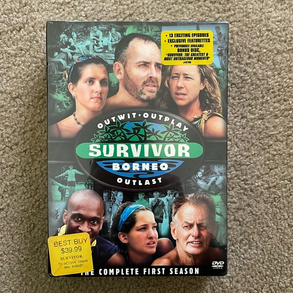 Paramount | Media | Survivor Borneo Complete First Season 5 Dvds | Poshmark